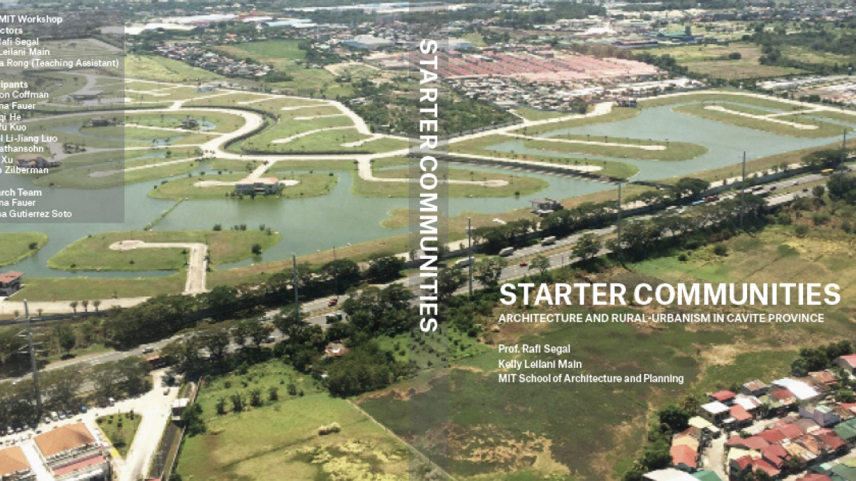 Starter Communities: Architecture and Rural Urbanism in Cavite Province | LCAU